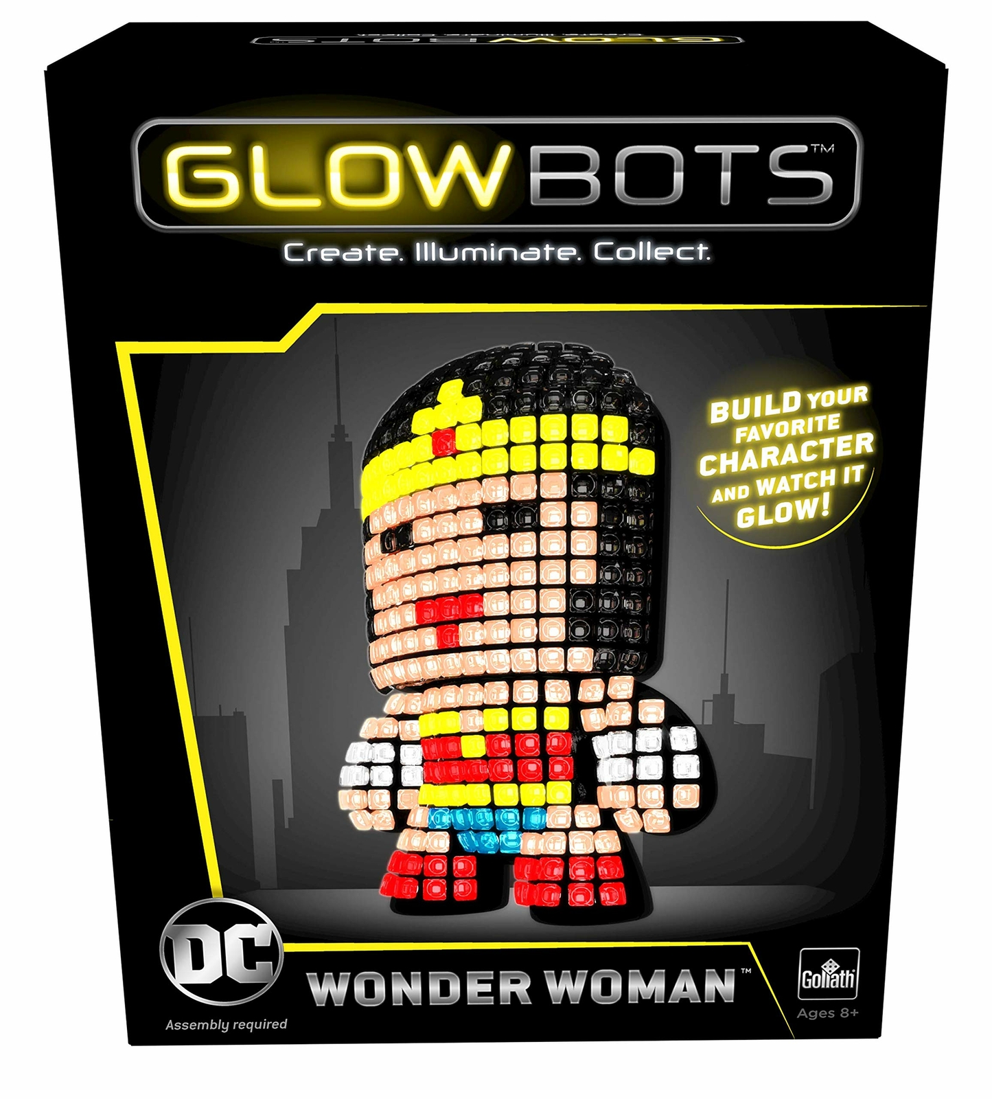 DC Wonder Woman Glow Bots Figurine Goliath for sale online | eBay