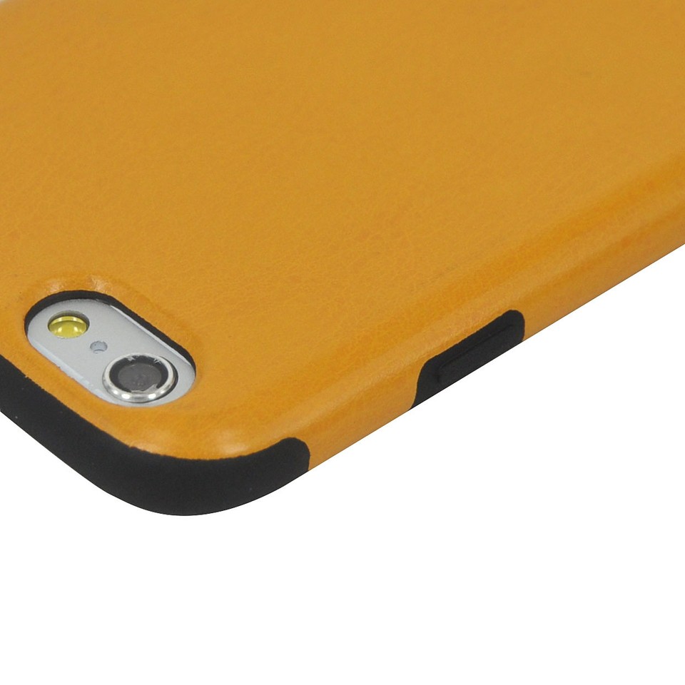 iPhone 6s & 6s+ Plus Soft PU Leather Silicone Bumper Back Case Cover | eBay