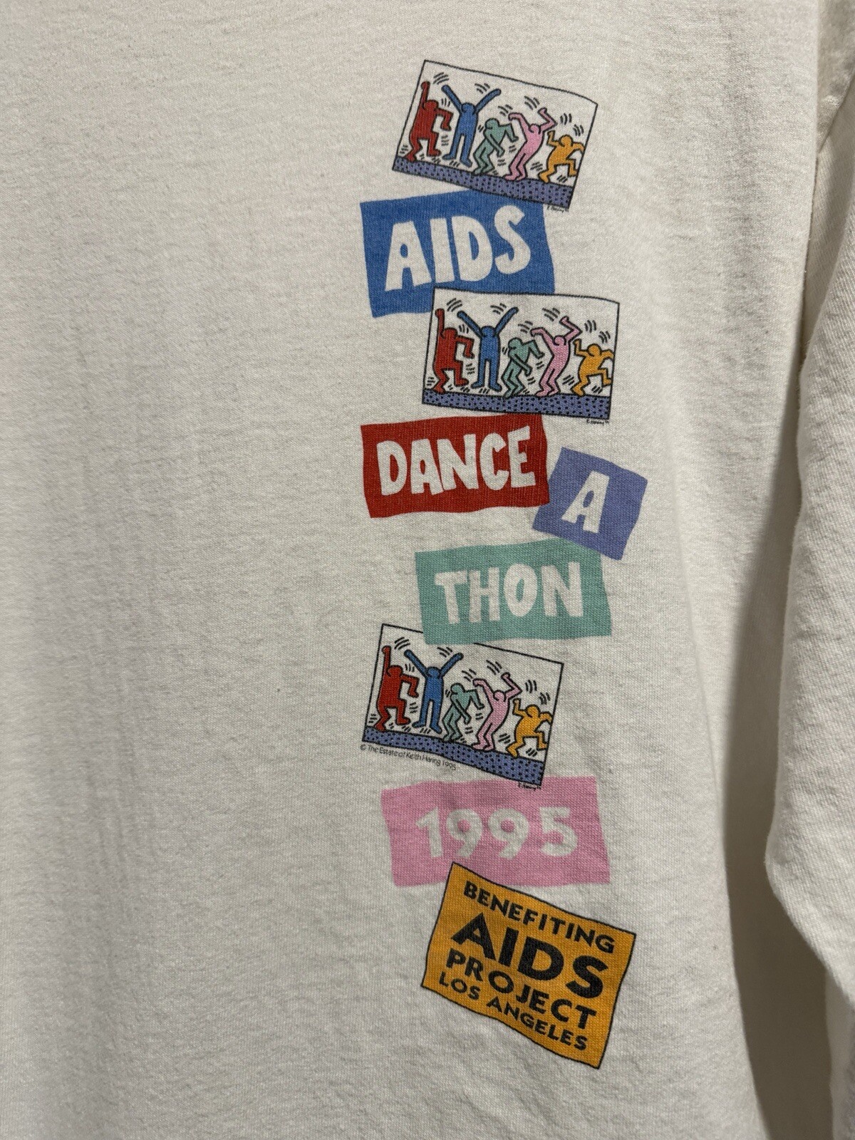Vintage 90s Keith Haring Los Angeles Aids Dance A Tho… - Gem