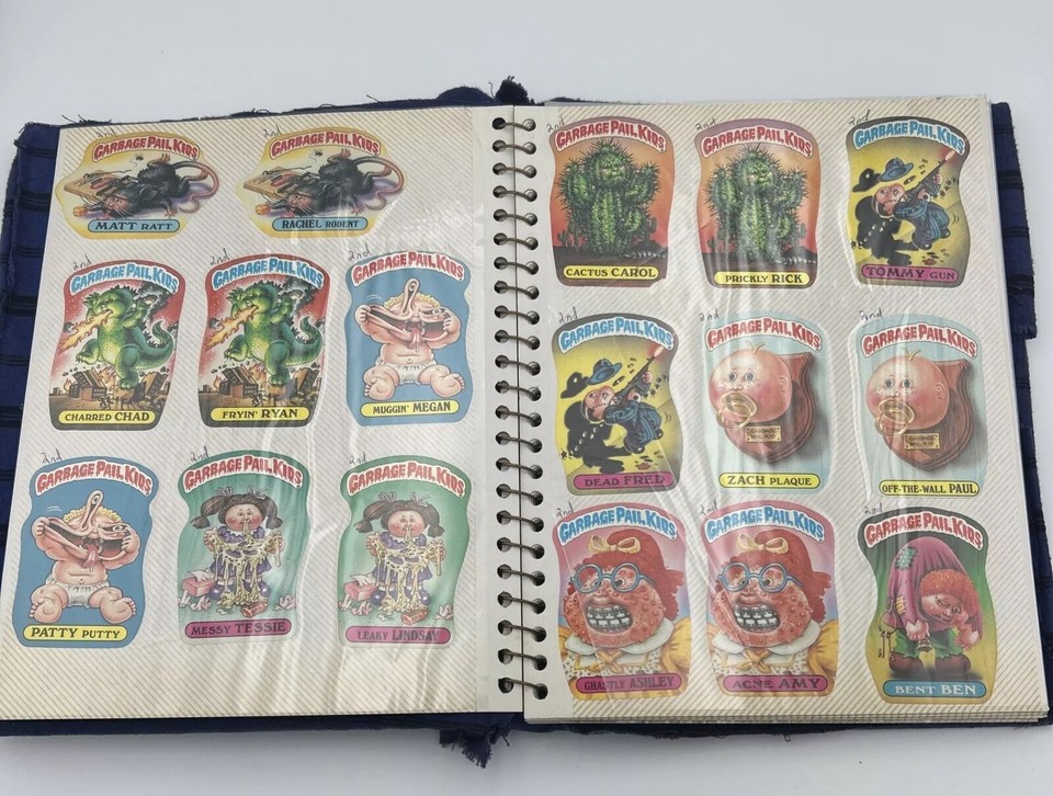 100+ Garbage Pail Kids Stickers Binder Series 1,2,3, 5 with Variations ...