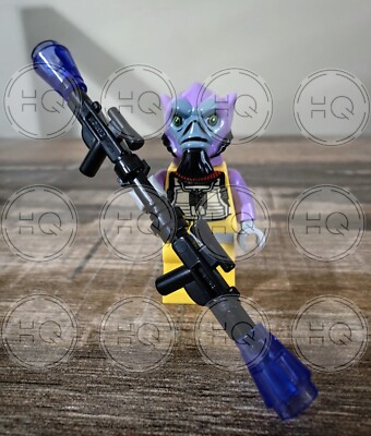 **NEW** LEGO Zeb Orrelios ALTERNATIVE Minifigure With Bo-Rifle & Custom ...
