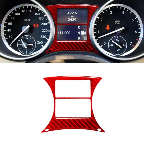 Red Carbon Fiber Interior Speedometer Panel Cover For Benz R-Class R350 ...