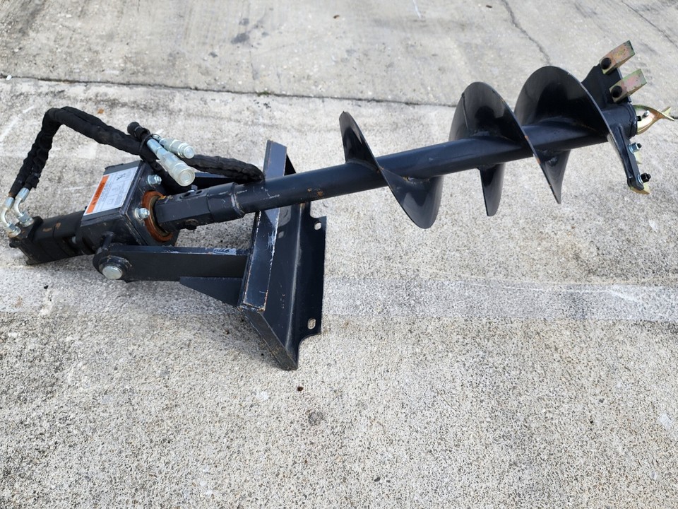 Mini Auger Post Hole Digger Attachment Fits Mini Skid Steer Toro Dingo ...