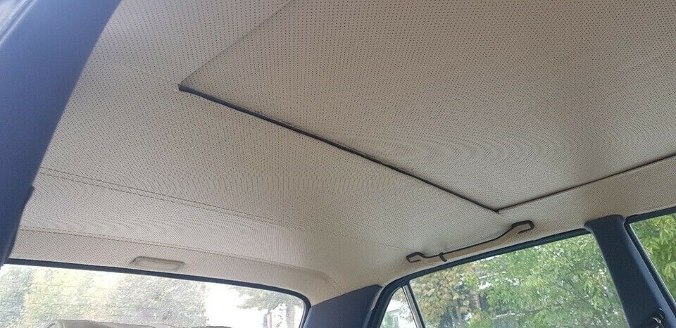 Headliner Without Sunroof Cream Headliner Perforated For Mercedes W115 ...