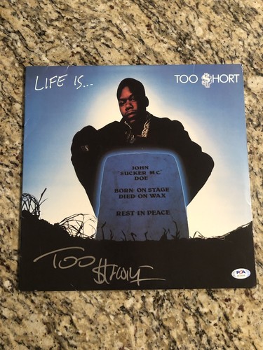 Too Short Signed Autographed Vinyl LP Life Is Too... Short” PSA/DNA COA ...