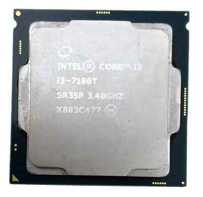 Intel Core i3-7100T 3.40GHz SR35P Dual-Core Processor - Used (Tested ...