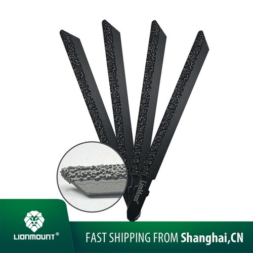 4pc 4" Diamond Jig Saw Blades Grit T-Shank for Tile Ceramic Brick ...