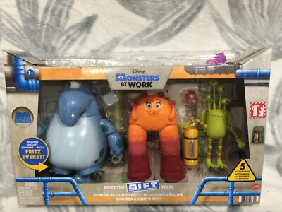 Disney Mattel Monsters at Work Meet the MIFT Team Fritz Val Little ...