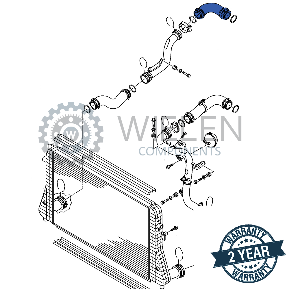 Douille Redroidisseur Tuyau Turbo Air Audi A3 Cabriolet 1.9 2.0 Tdi ...
