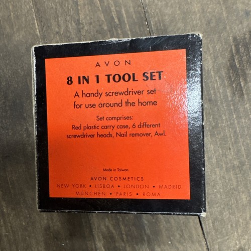 Vintage Avon 8 in 1 Tool Mate Screwdriver Set in Case Boxed | eBay UK