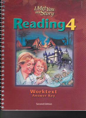 BJU Reading 4 Worktext Answer Key: I Met You In A Story 2nd Ed. 2000 VG ...