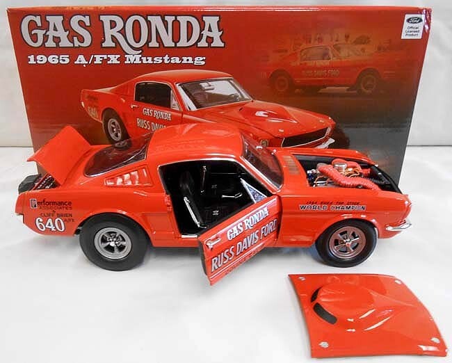 FORD 1965 MUSTANG A/FX RUSS DAVID FORD - GAS RONDA 1/18 ACME | eBay