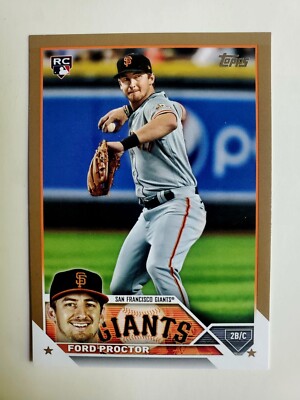 2023 Topps Series 2 Ford Proctor Gold Parallel 0326/2023 Rookie RC #472 ...