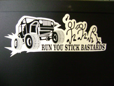 RUN YOU STICK BASTARDS sticker for Hot rods, Gasser, Rat Rods. | eBay