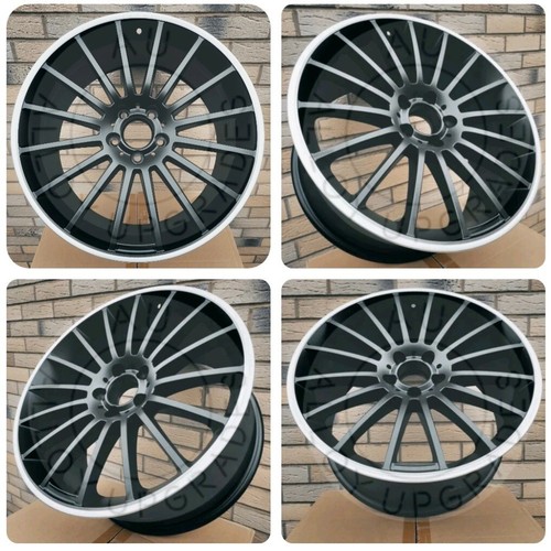 NEW 19" INCH BLACK TURBINE Alloy Wheels Alloys Set FIT Mercedes C Class ...