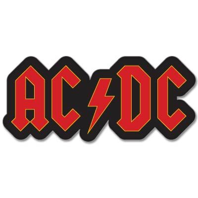 ACDC AC DC logo Vynil Car Sticker Decal - Select Size | eBay