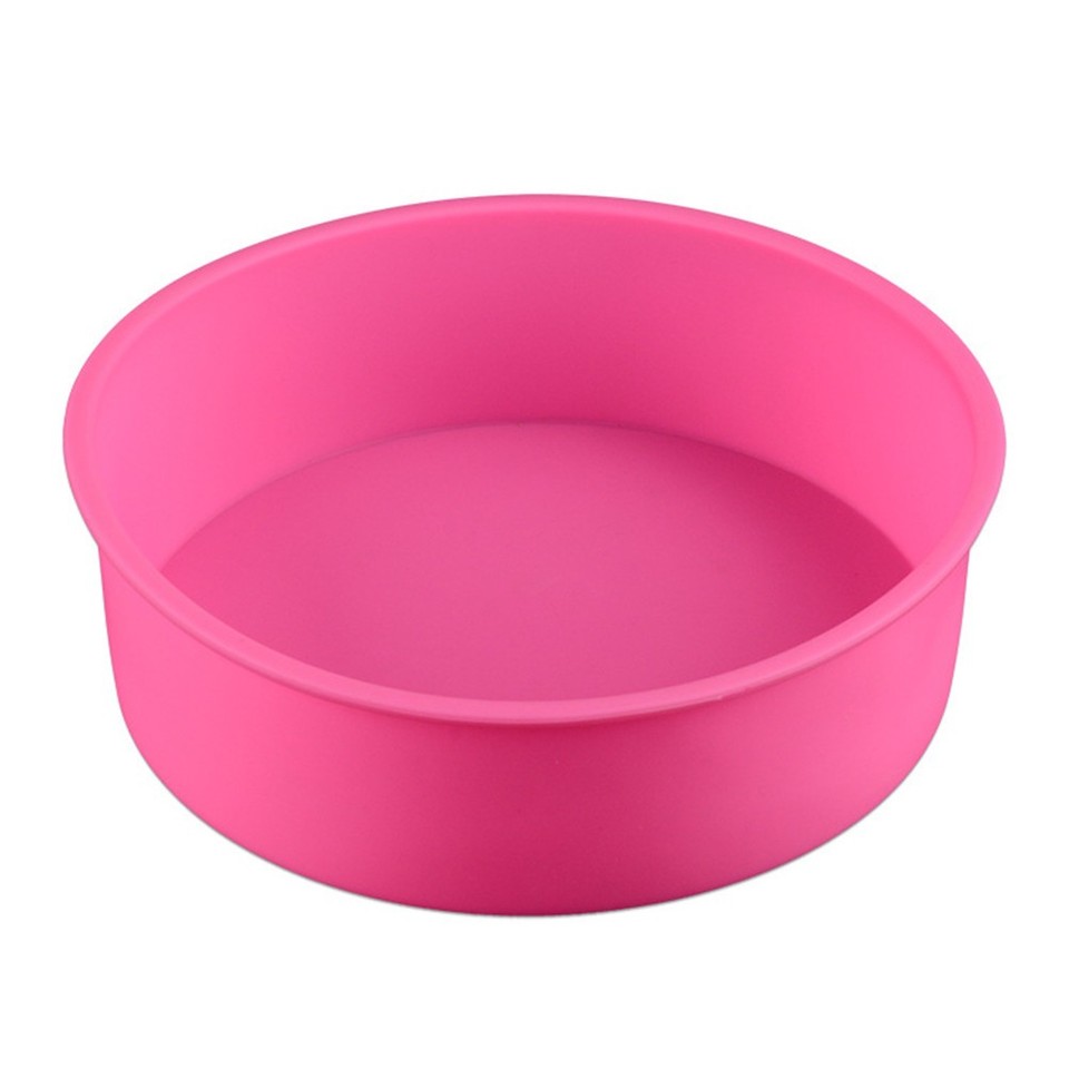 Round Bread Pan Non-Stick Cake Silicone Mold Baking Mould Bakeware | eBay