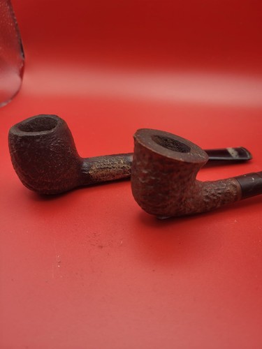 2 Vintage Tobacco Briar Pipes Duncan De Luxe & Carey English Made To ...