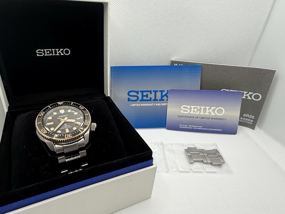 Seiko Prospex Brown Dial 42mm Watch SPB240 | eBay