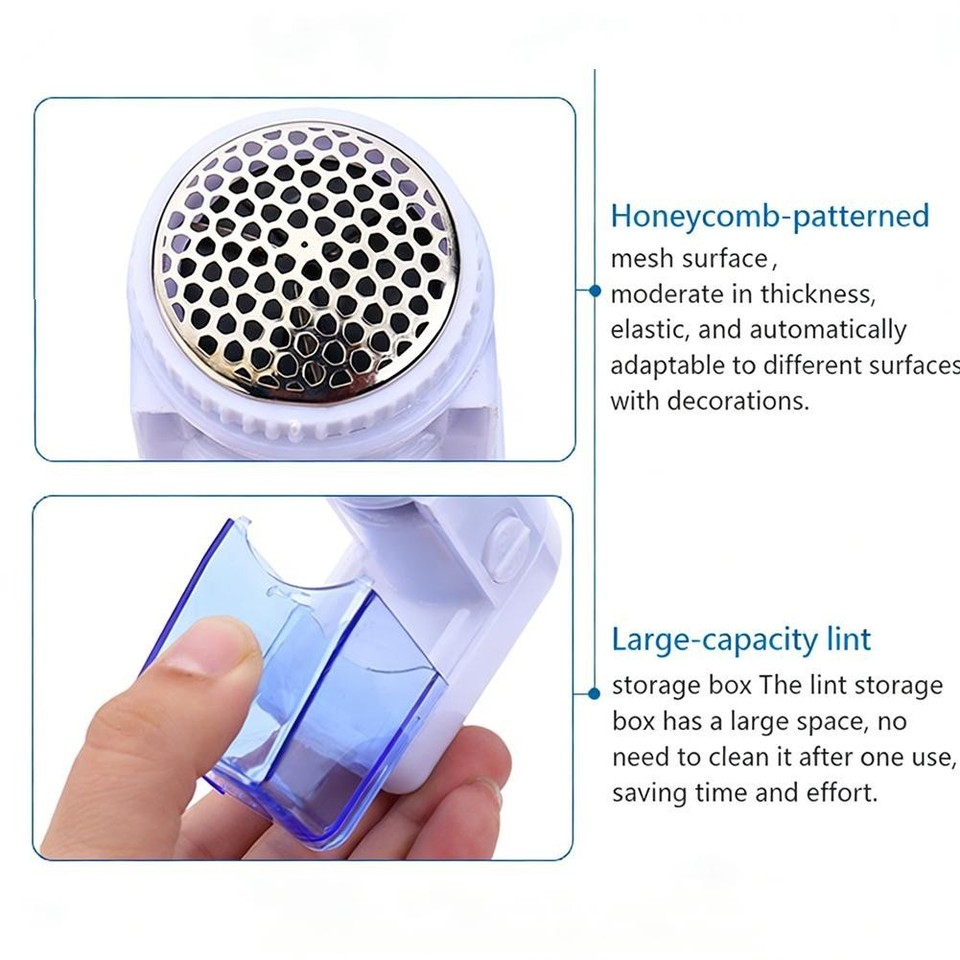 Electric Clothes Lint Pill Fluff Remover Fabrics Sweater Shaver ...