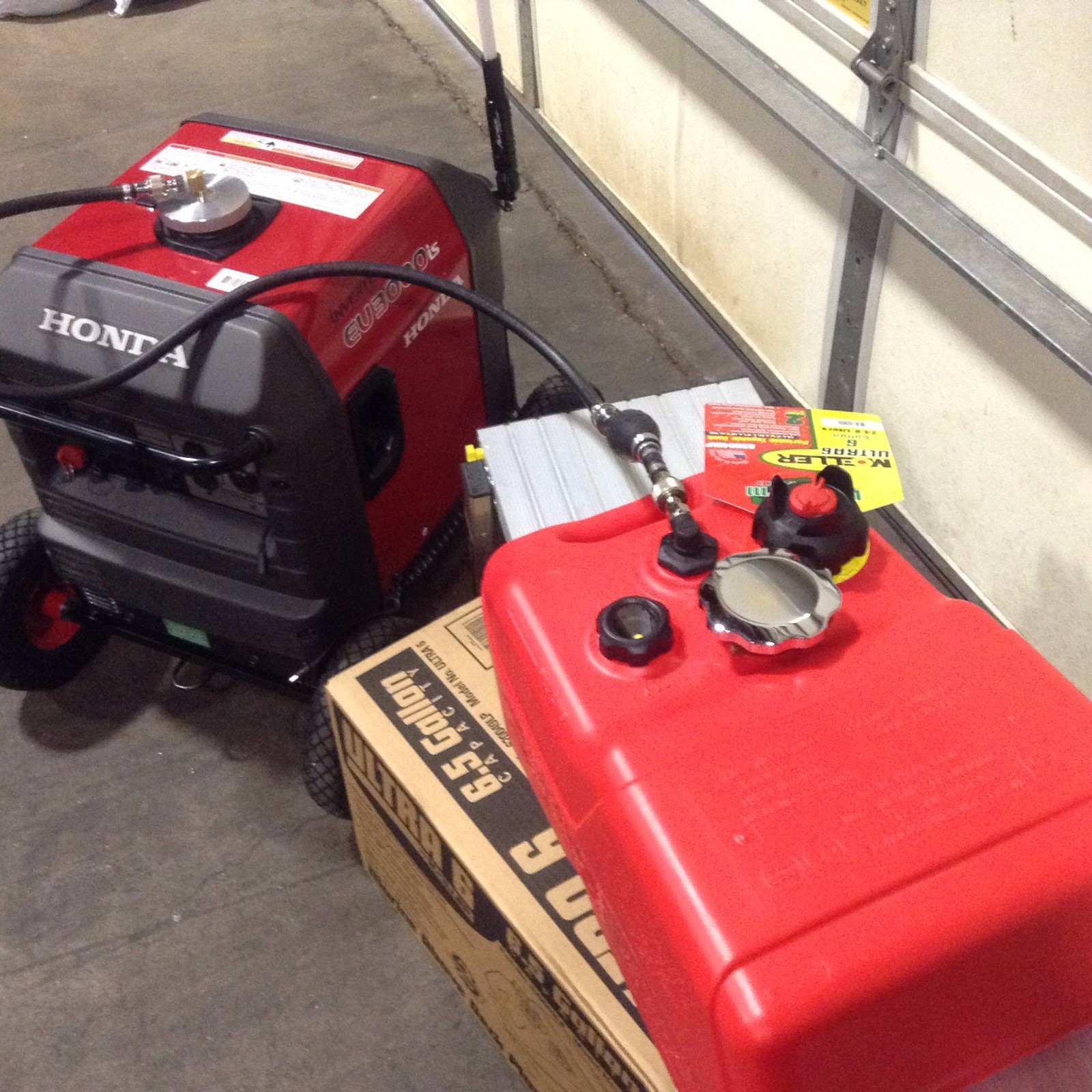 HONDA EU6500iS GENERATOR 6.5 GAL EXTENDED RUN MARINE FUEL SYSTEM | eBay