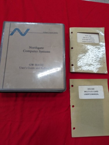 Northgate Old School Computer Books GW-basic hardback books | eBay