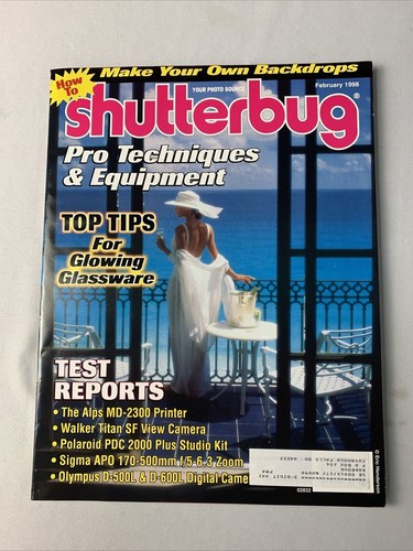 Shutterbug Magazine February 1998 / Polaroid PDC 2000 | eBay
