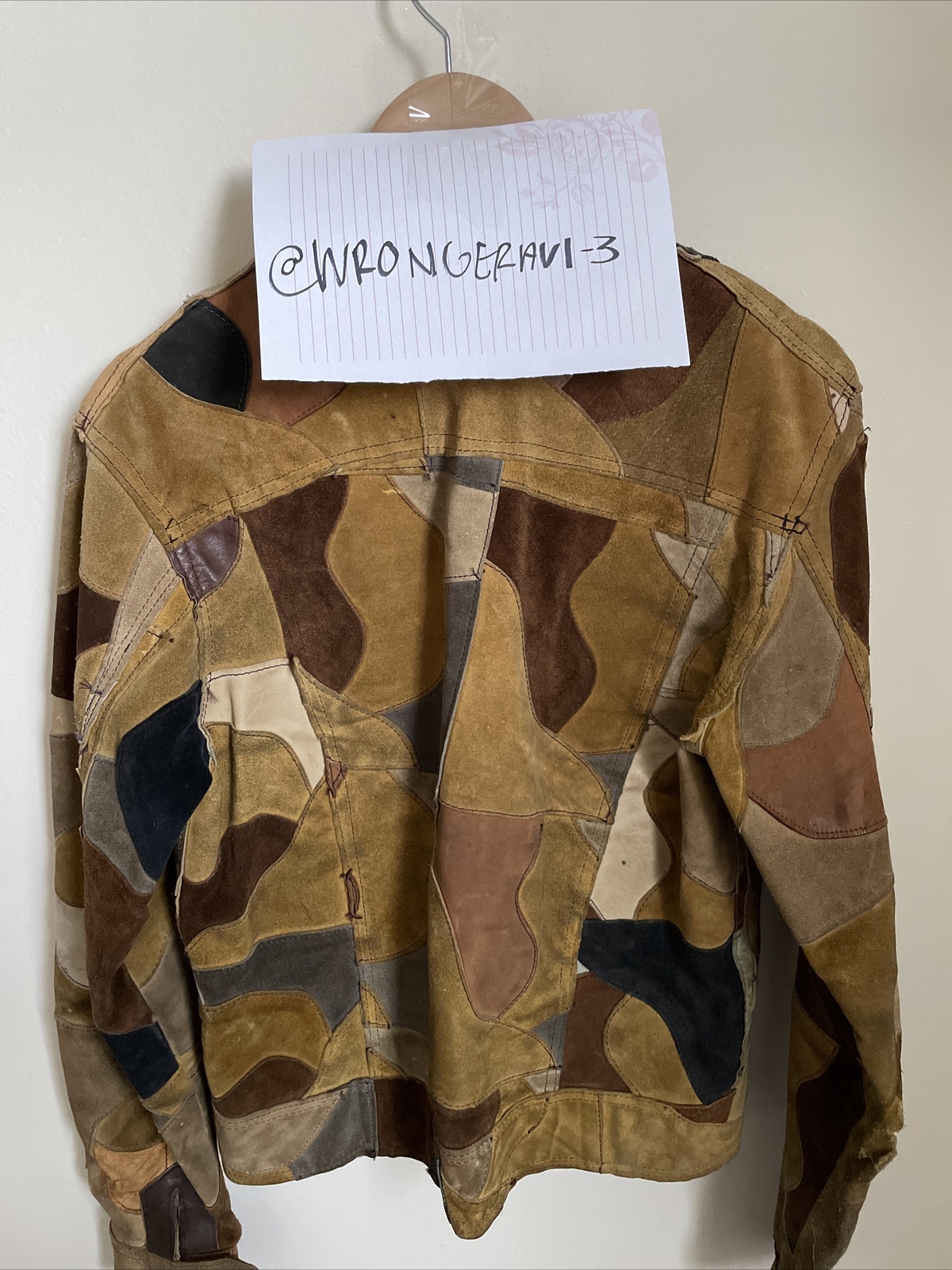 1970 1960 M&h Handmade Leather patchwork jacket - Gem