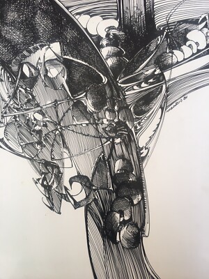 Drawing by Nazario Salazar Martínez, ̈Illustration ̈, 1981, original ...