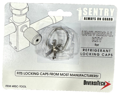 Diversitech RSC-TOOL Universal Key ,Refrigerant Locking Caps Safety ...