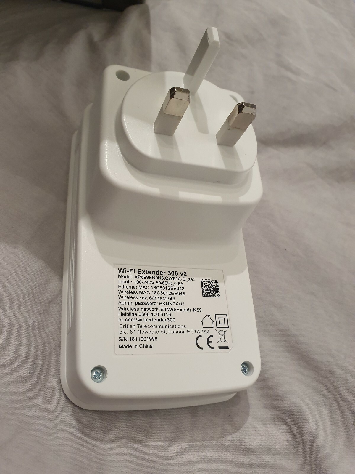 BT Wi-Fi Extender 300 Kit V2 - White | eBay UK