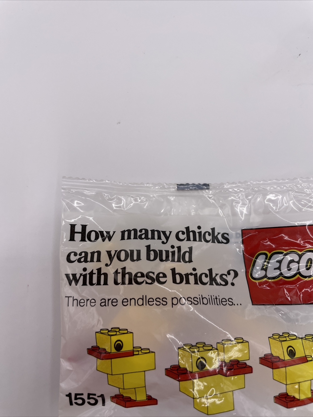 Vintage New LEGO 1551 Duck 6 Piece Set 1988 “How many chicks can you ...