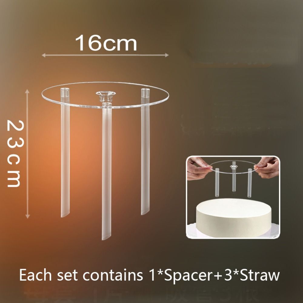 Cake Stands Support Multi-layer Cake Stand Transparent Round Cake Board ...