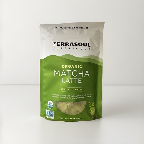 Organic Matcha Latte Powder by Terrasoul Superfoods 8.47oz Bag New ...