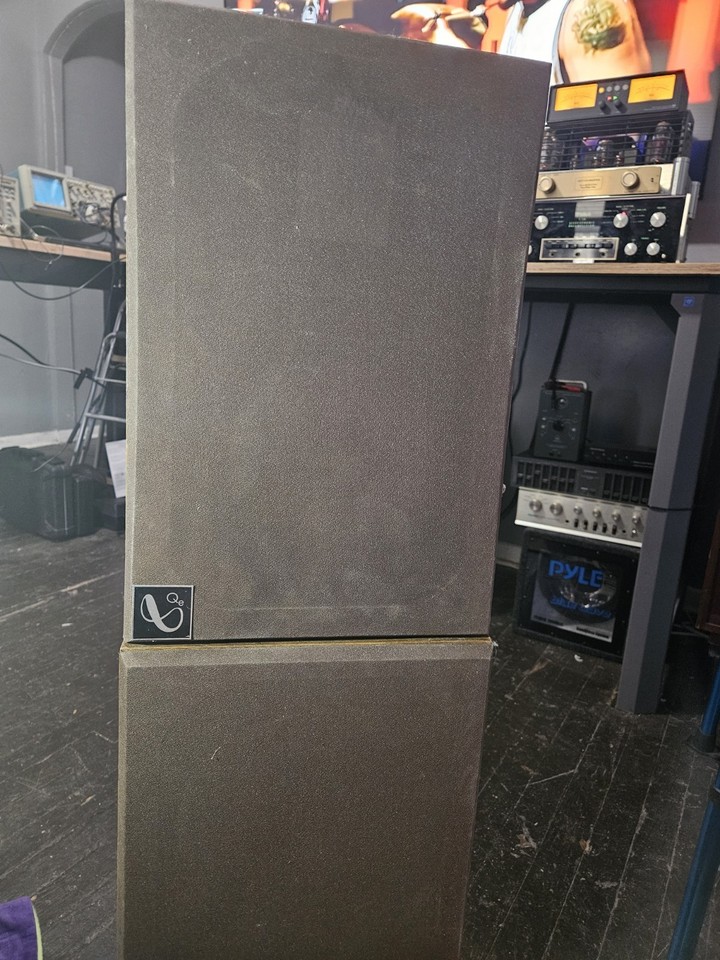 PAIR of Vintage INFINITY QE Speakers Bookshelf speakers Emit Tweeters ...