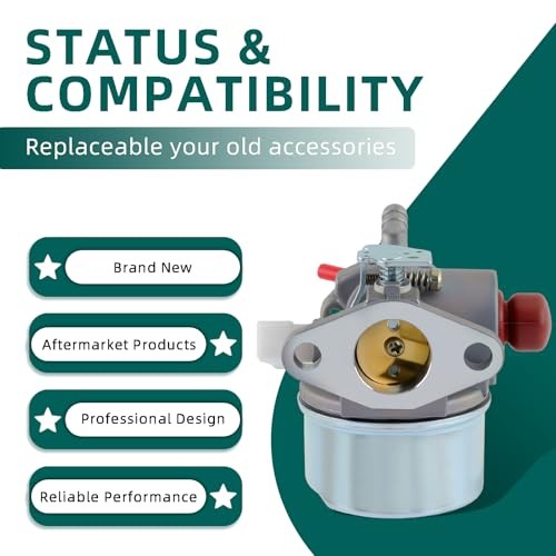 640350 640271 640303 Carburetor Kit for Tecumseh 4.5hp-6.75hp LEV100 ...