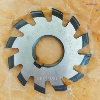 8Pcs HSS Involute Gear Cutters Module M0.5~M3 PA20 1#2#3#4#5#6#7#8 ...