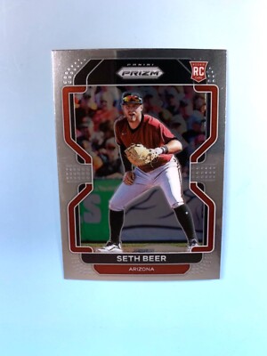 2022 Panini Prizm Baseball "Silver Prizm" #25 Seth Beer (Rookie Card ...