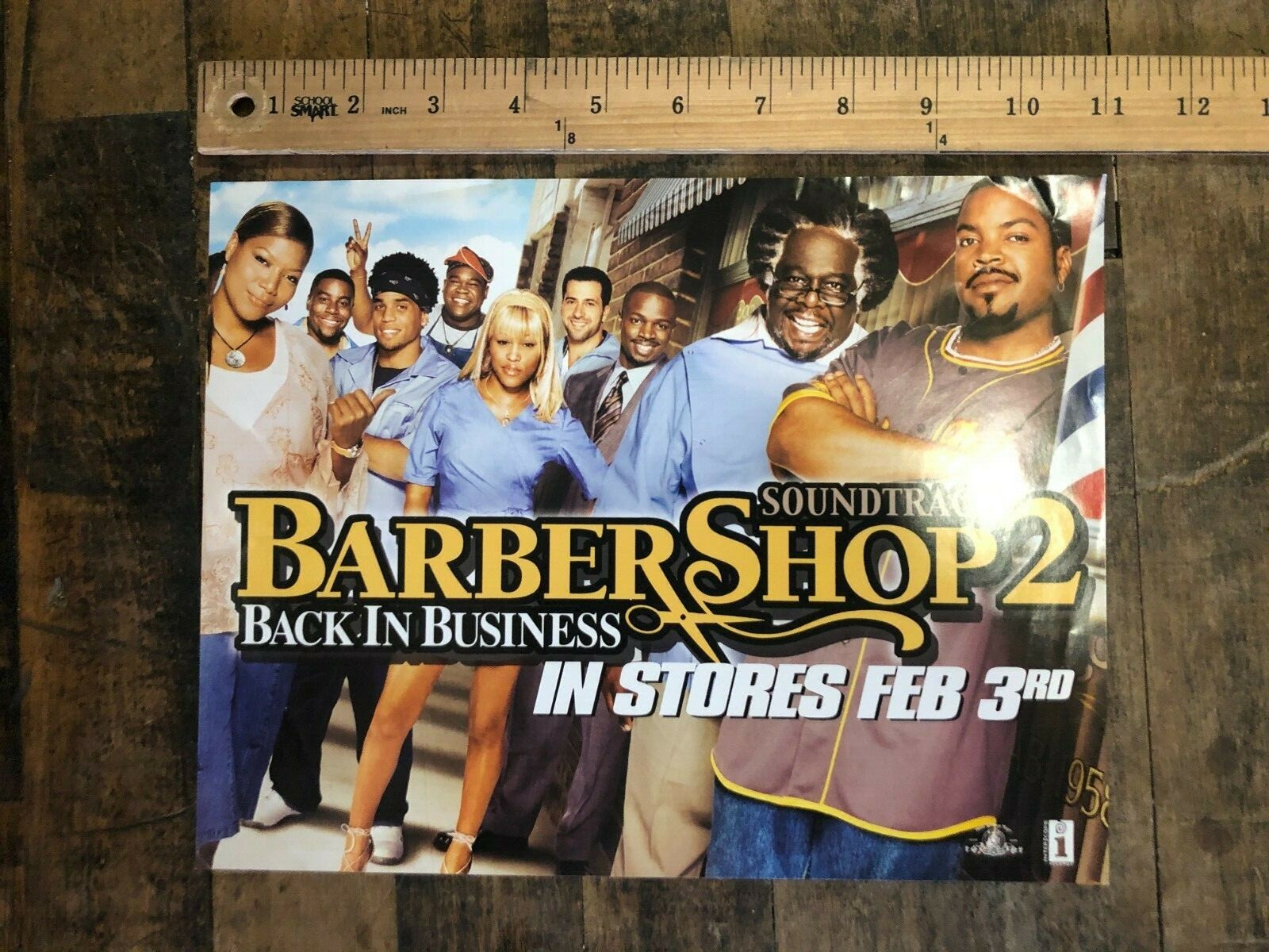 VINTAGE POSTER Barbershop 2: Back In Business Soundtrack Promo Ice Cube ...