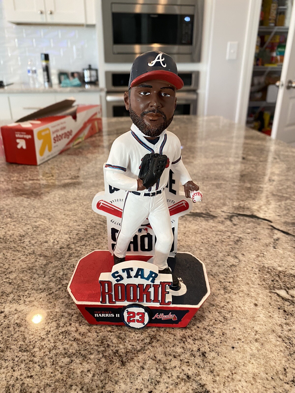 Michael Harris Bobblehead Foco Atlanta Braves ROY numbered 22/72 ...