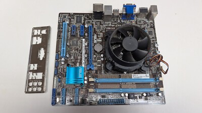 Asus P8H61-M PRO/CM6630/DP Motherboard Working Pull With I/O Shield and ...