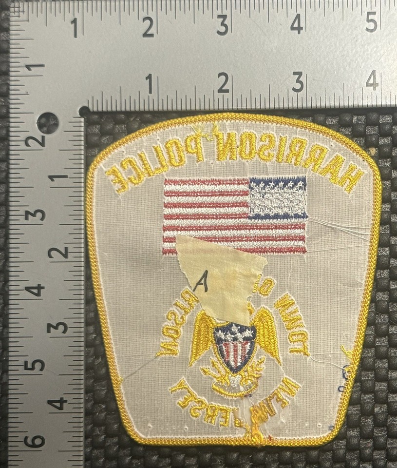 VINTAGE TOWN Of Harrison POLICE NEW JERSEY NJ LAW ENFORCEMENT PATCH | eBay