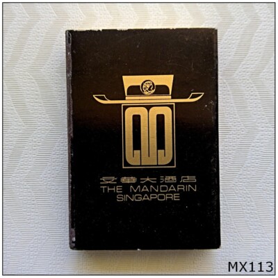 The Mandarin Singapore Matchbox (MX113) | eBay Australia