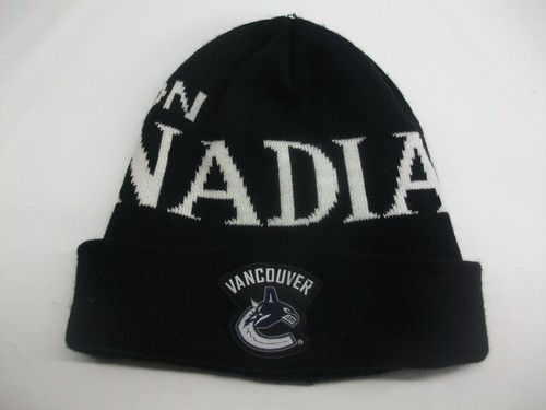 Molson Canadian Beer Vancouver Canucks NHL Winter Hat Toque Beanie ...