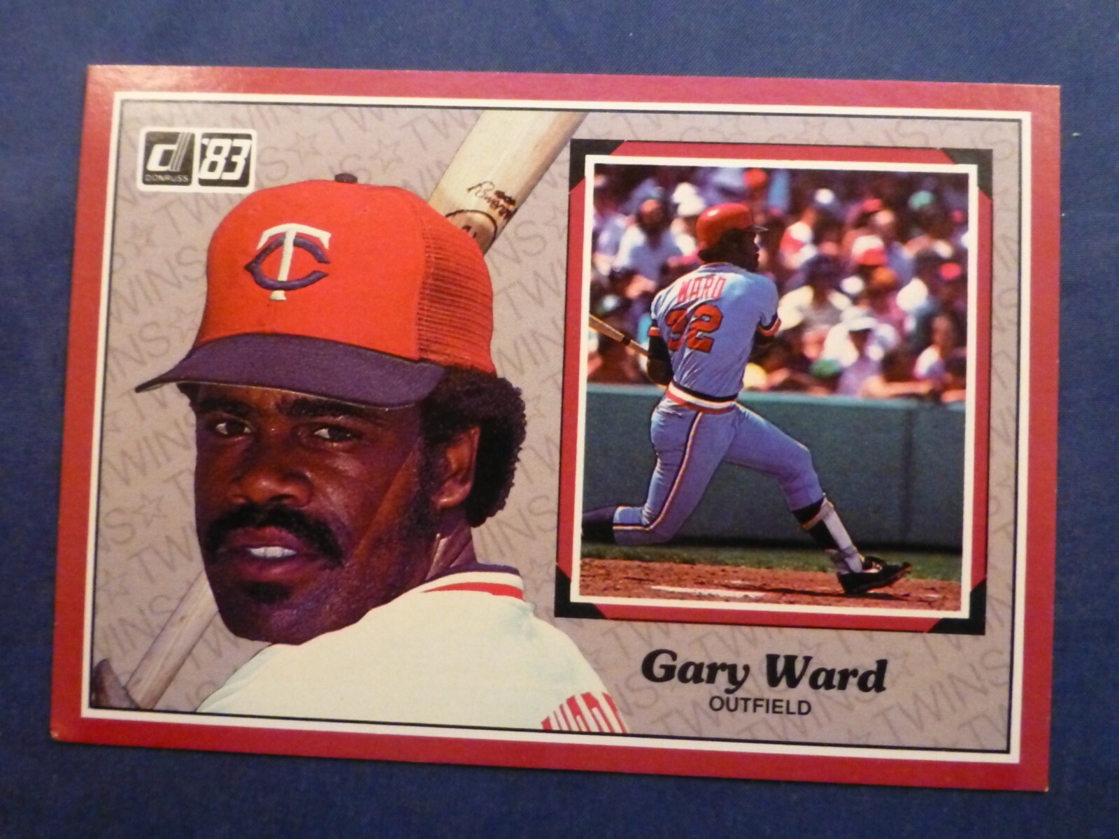 Gary Ward 3 1/2 x 5 Donruss 1983 Baseball Card | eBay
