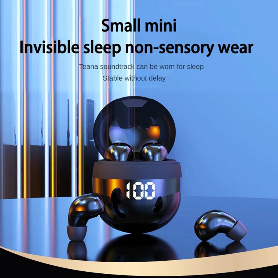 Sleep Invisible Earbuds Mini Tiny Headphones Hidden Wireless Bluetooth ...