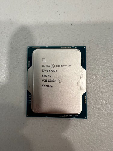 Intel Core i7 Gen 12 I7-12700T 4.60 GHz Alder Lake SRL4S FCLGA1700 CPU ...