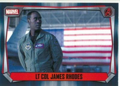 #66 LT COL JAMES RHODES 2017 Topps Marvel Missions IRON MAN 2 DON ...