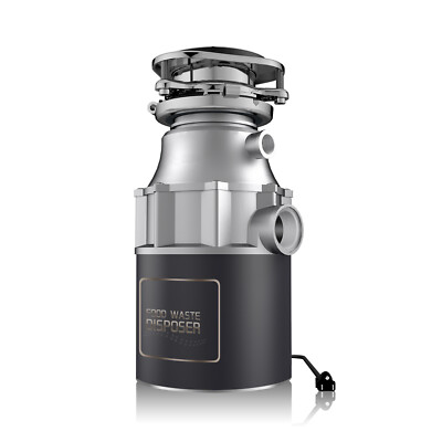 560W 1120ML Home Kitchen Garbage Disposal Crusher Food Waste Disposer ...