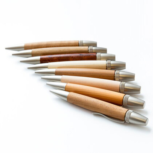 F-STYLE Legno Penna a Sfera Castagne Fatto Mano Cancelleria Prezioso ...